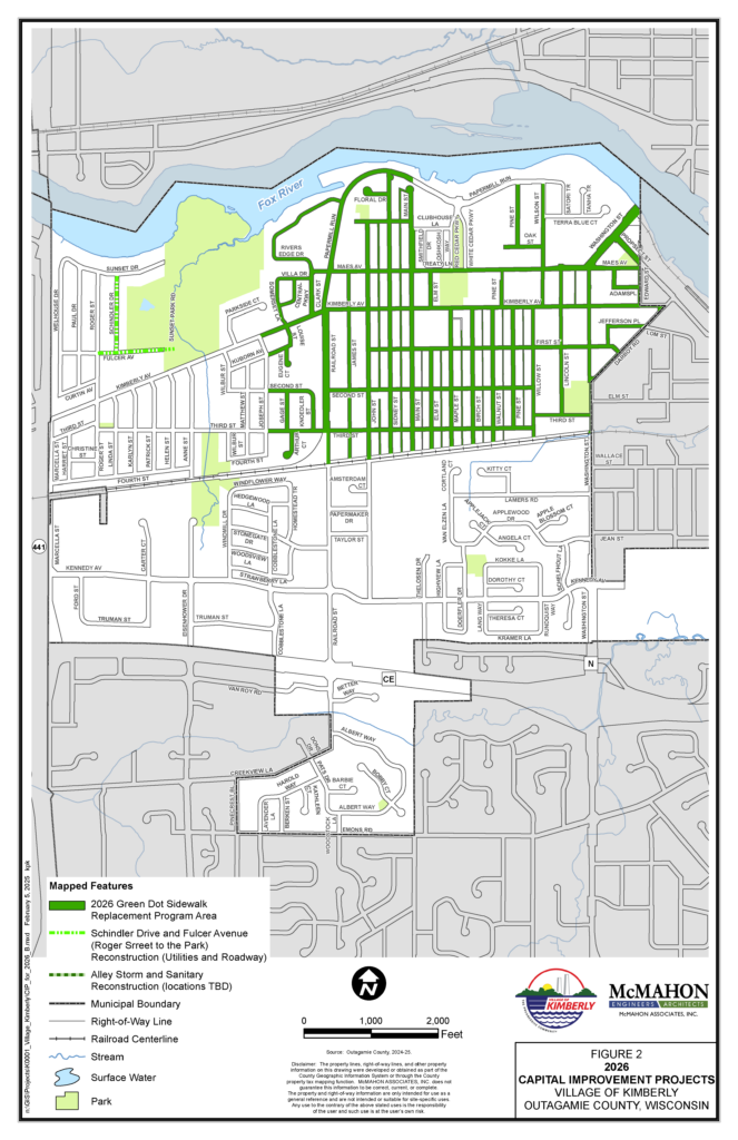 Construction Projects - Village of Kimberly, Wisconsin